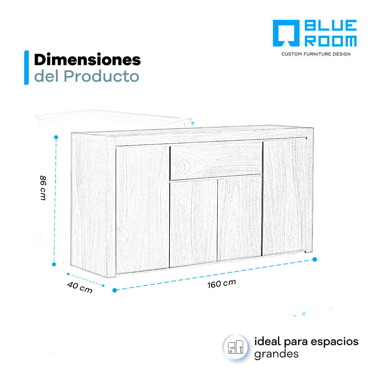 Bufetero Constanza– Blue Room
