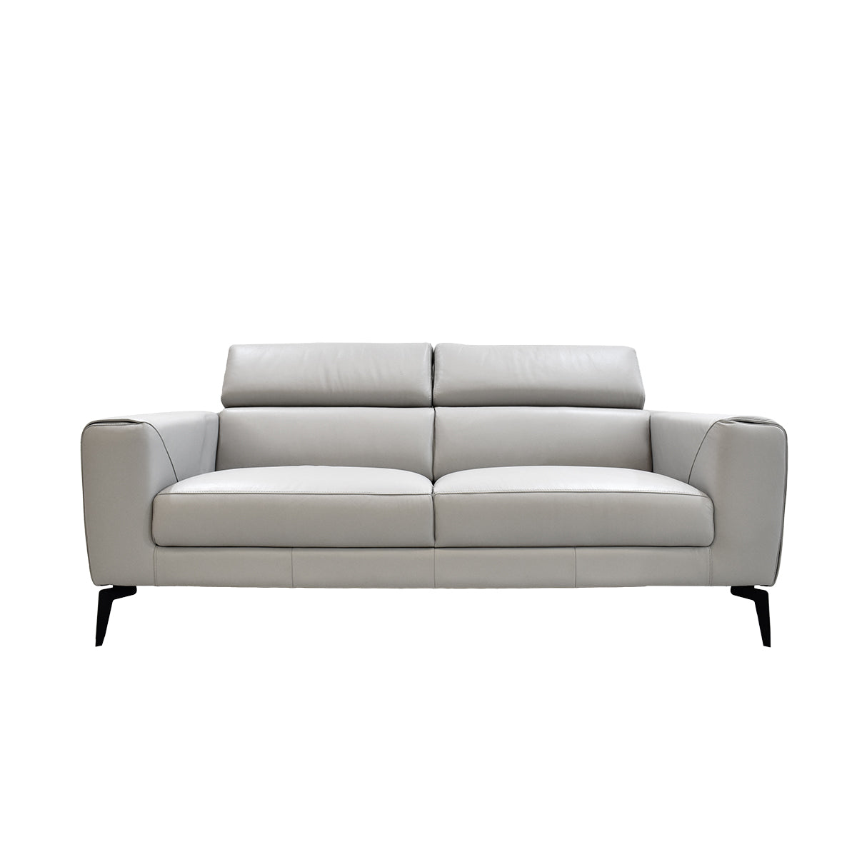 Sala Foster - Sofa y Love Seat - Piel Gris– Blue Room