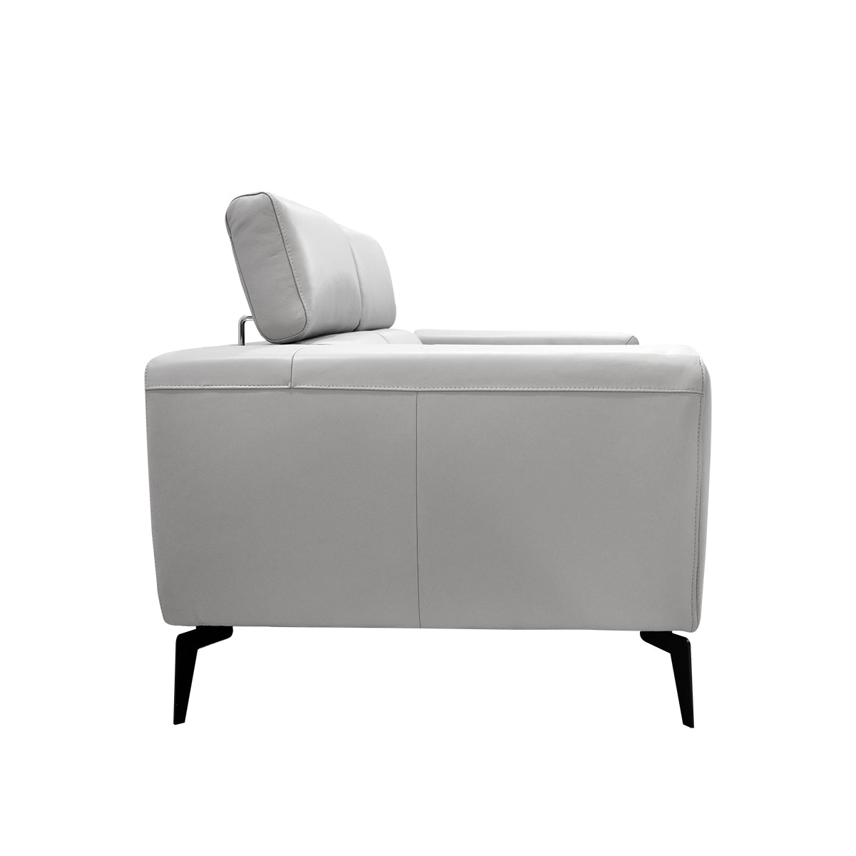 Sala Foster - Sofa y Love Seat - Piel Gris– Blue Room