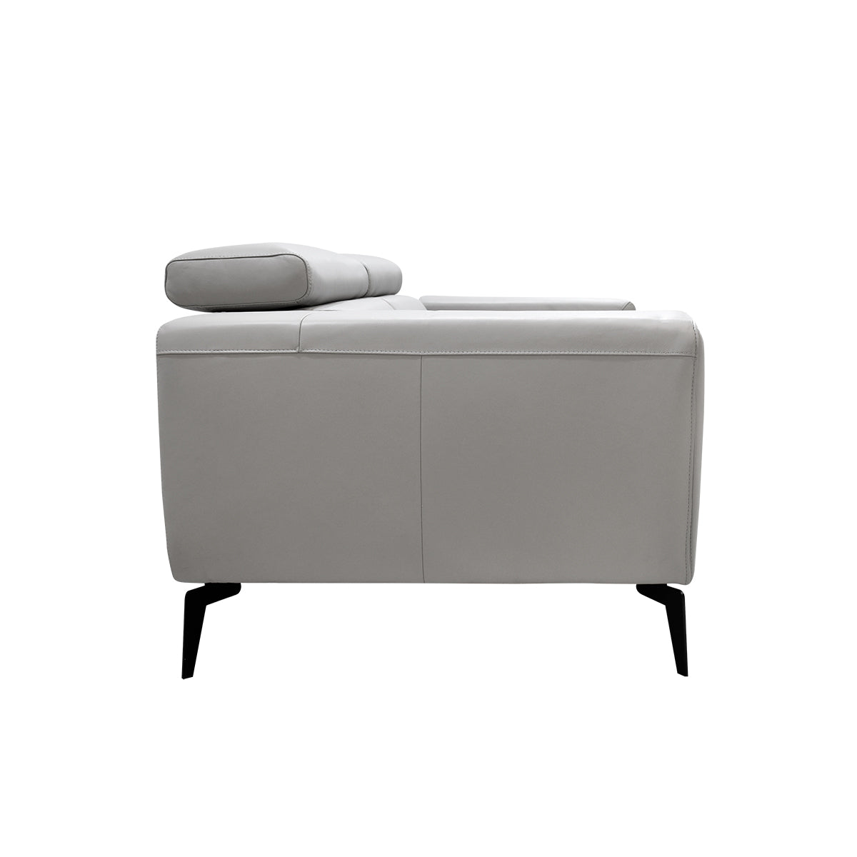 Sala Foster - Sofa y Love Seat - Piel Gris– Blue Room